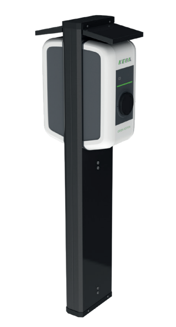 Latauslaitteen tolppa 60mm putkeen – EV Lataus Oy